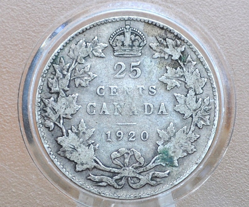 1906-1950 Canadian Silver Quarters - King George V - 92.5% Silver ...