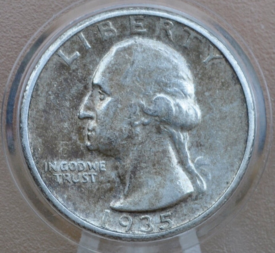 1935-S Washington Quarter VG-XF very Good to Extremely - Etsy