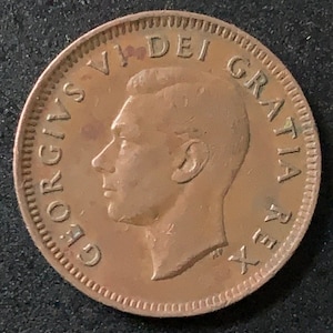 Canadian Small Cent - King George VI - 1948 to 1952 - Select Year(s ...