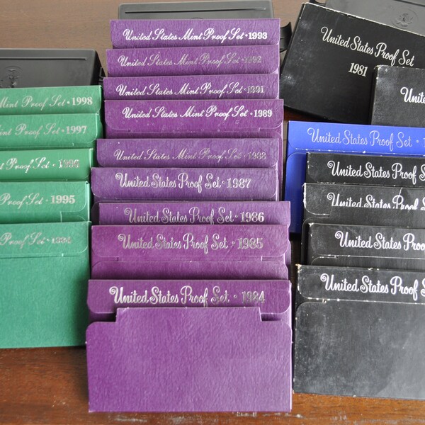 Us Mint Sets Storage Boxes - Etsy