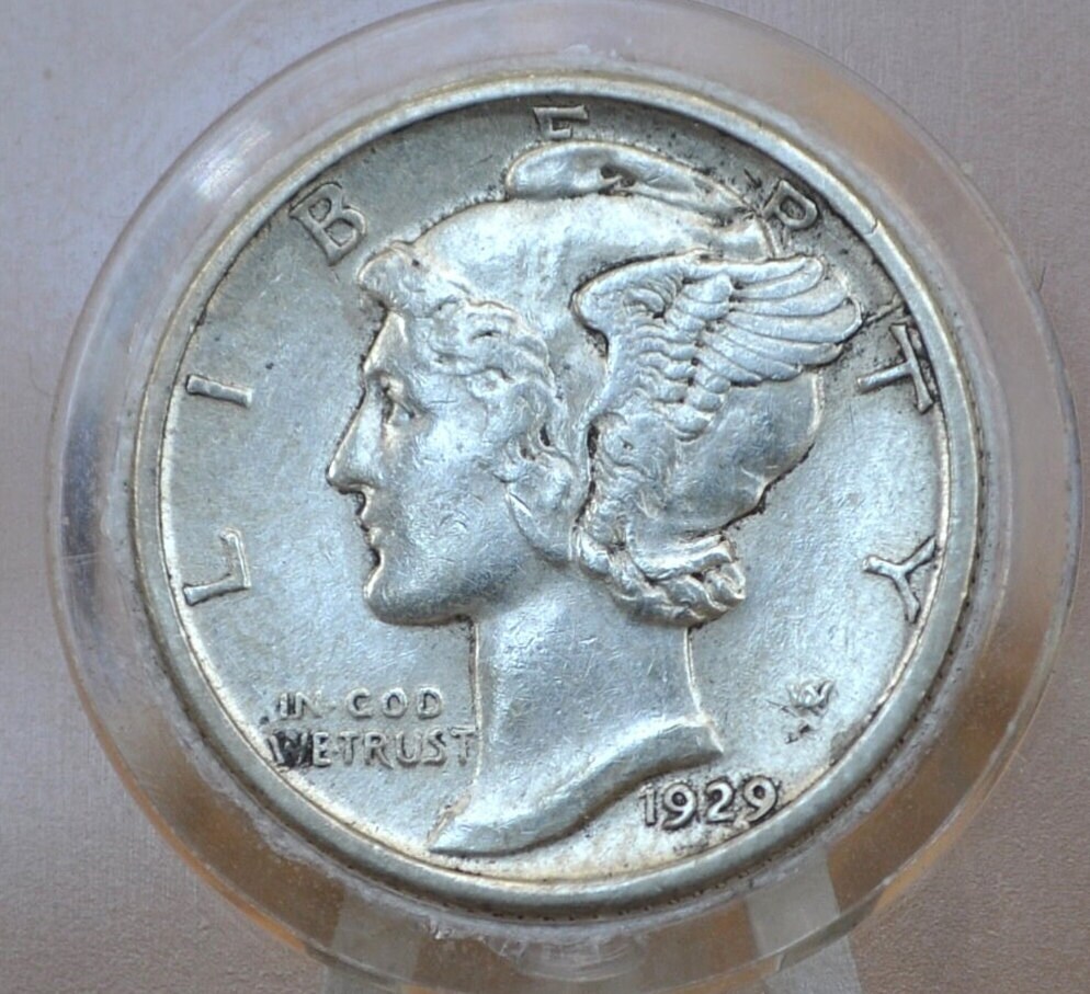1929 Mercury Silver Dime - Choose by Grade - Philadelphia Mint - 1929 P ...