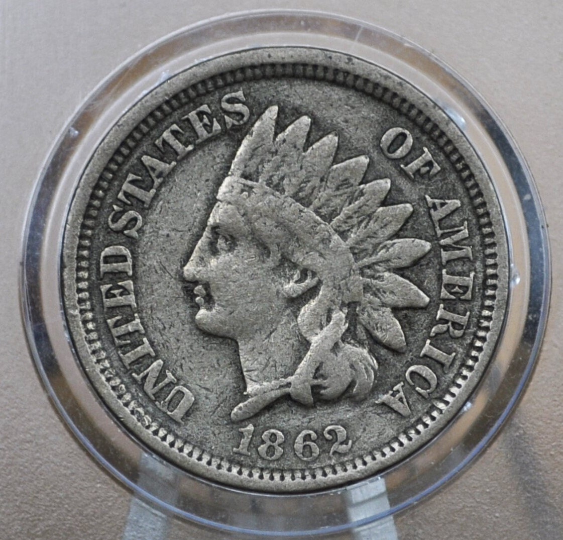 1862 Indian Head Penny - Choose by Grade - Good Early Date - 1862 ...