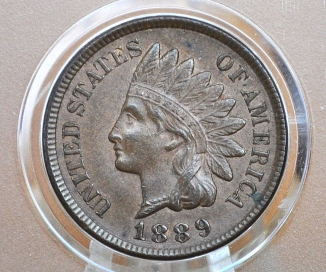 1889 Indian Head Penny - Choose by Grade / Condition, G-XF (good to ...