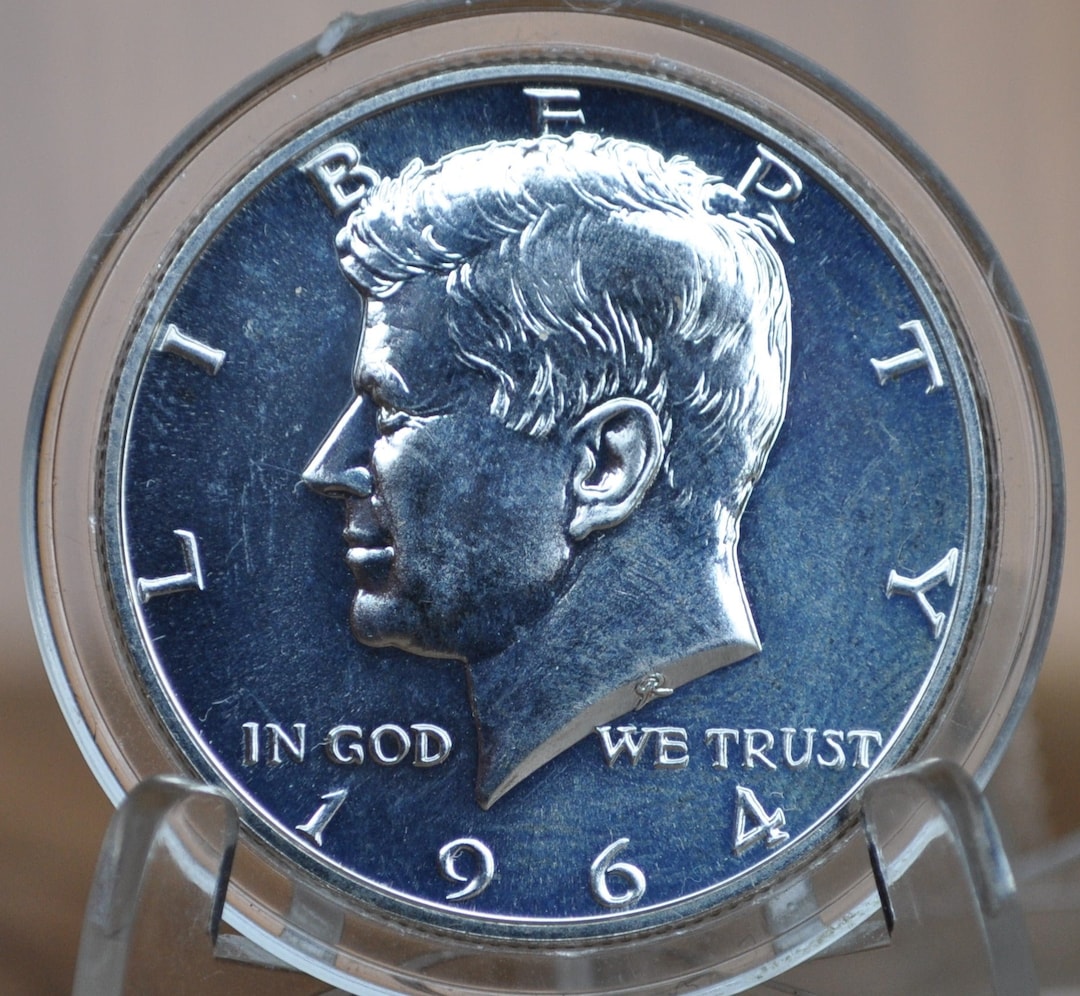 1964 Kennedy Silver Half Dollar - Proof Strike - First Year of Issue ...