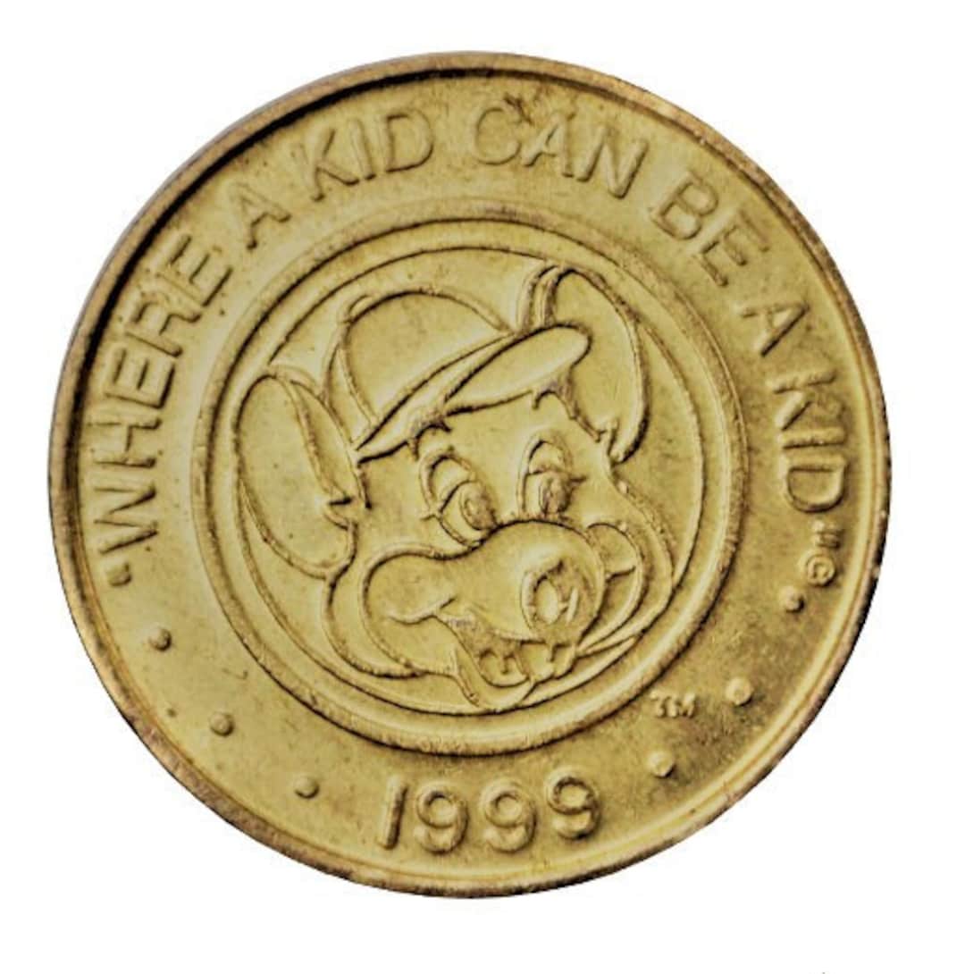 Chuck E. Cheese Tokens - 1980 to 2OO8 - Retro Coin - Chuckecheese Token ...