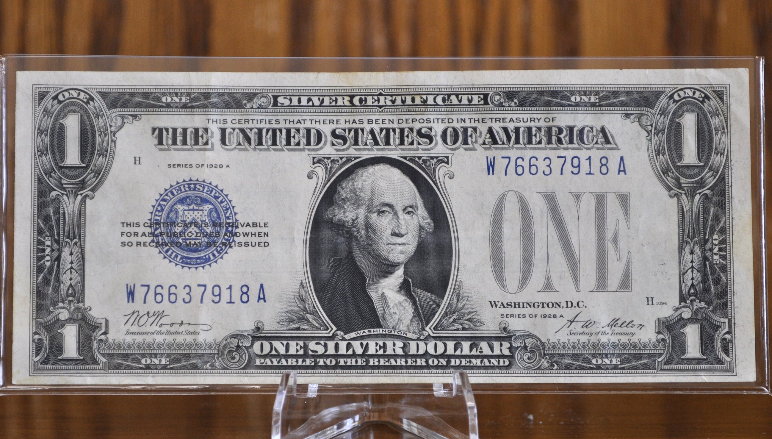 1928 1 Dollar Silver Certificate - Choose by Grade - 1928 One Dollar ...