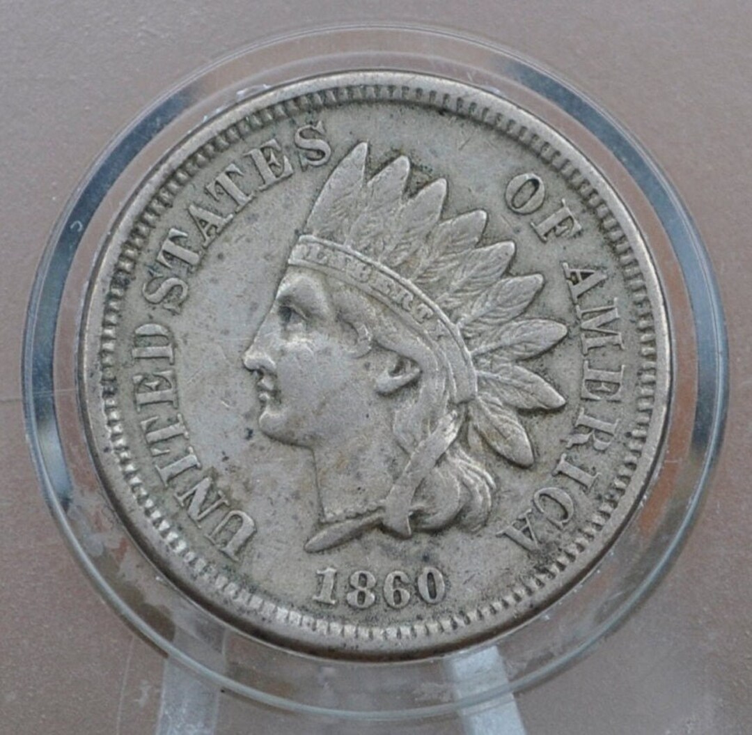 1860 Indian Head Penny Choose by Grade Round Bust 1860 Second Year Made ...
