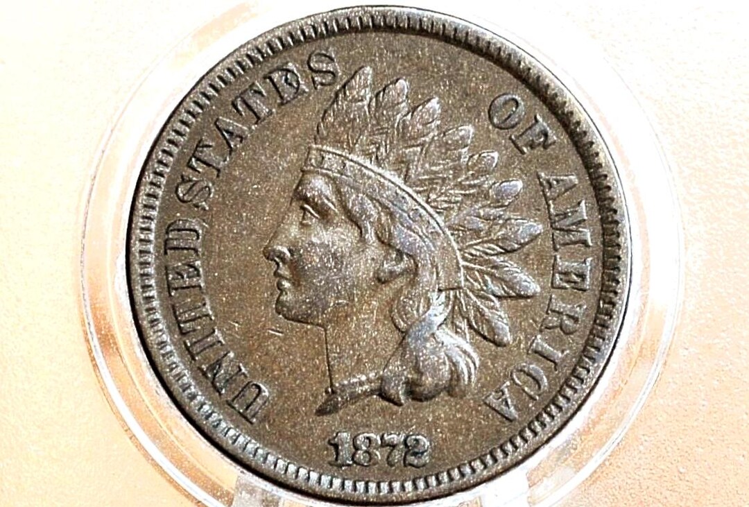 1872 Indian Head Penny -XF - Great Color, Free of Issues - Semi-key ...