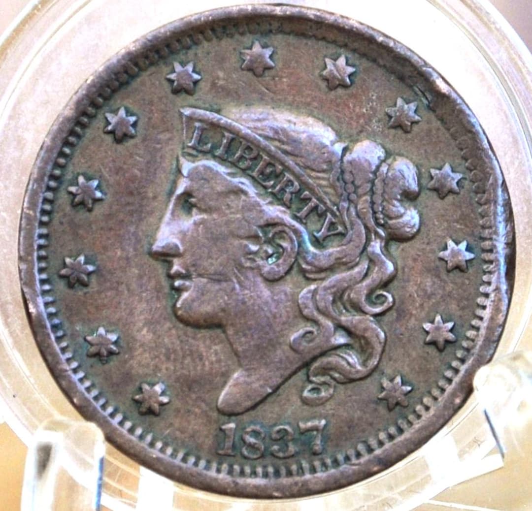 1837 US Large Cent - Choose by Grade / Condition - 1837 1 Cent United ...