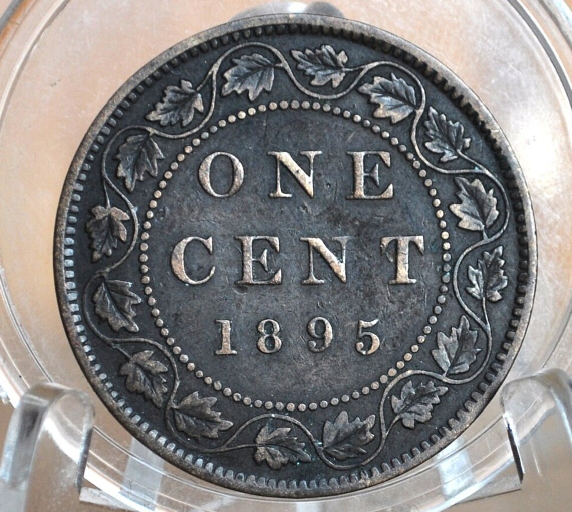 1895 Canadian One Cent - Choose by Grade / Condition - Queen Victoria ...