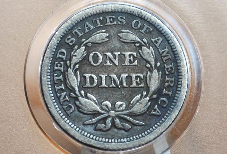 1853 Seated Liberty Dime - Choose by Coin / Grade - 1853 Silver Dime ...