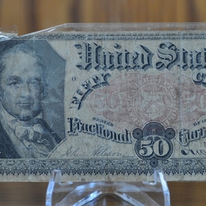 Fifth Issue 50 Cent Fractional Note 1381 (fr#1381) - Choose by Grade ...