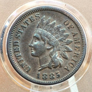 1885 Indian Head Penny - Choose by Grade/condition - Rarest of the 1880 ...