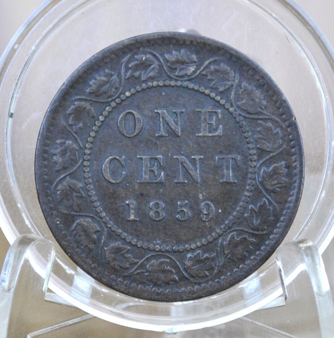 1859 Canadian Cent - Choose by Grade - Queen Victoria - 1859 Large Cent ...