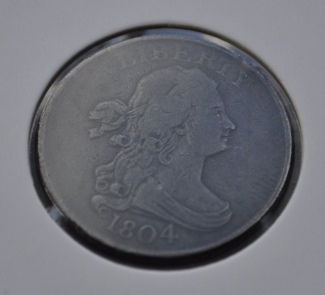 1804 Spiked Chin Half Cent Crosslet 4 With Stems Great - Etsy