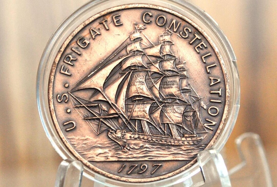 Frigate Constellation Medal, Made From Parts of the Constellation, the ...