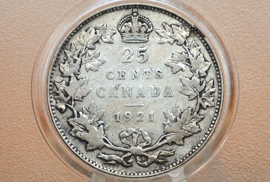 1906-1950 Canadian Silver Quarters - King George V - 92.5% Silver ...