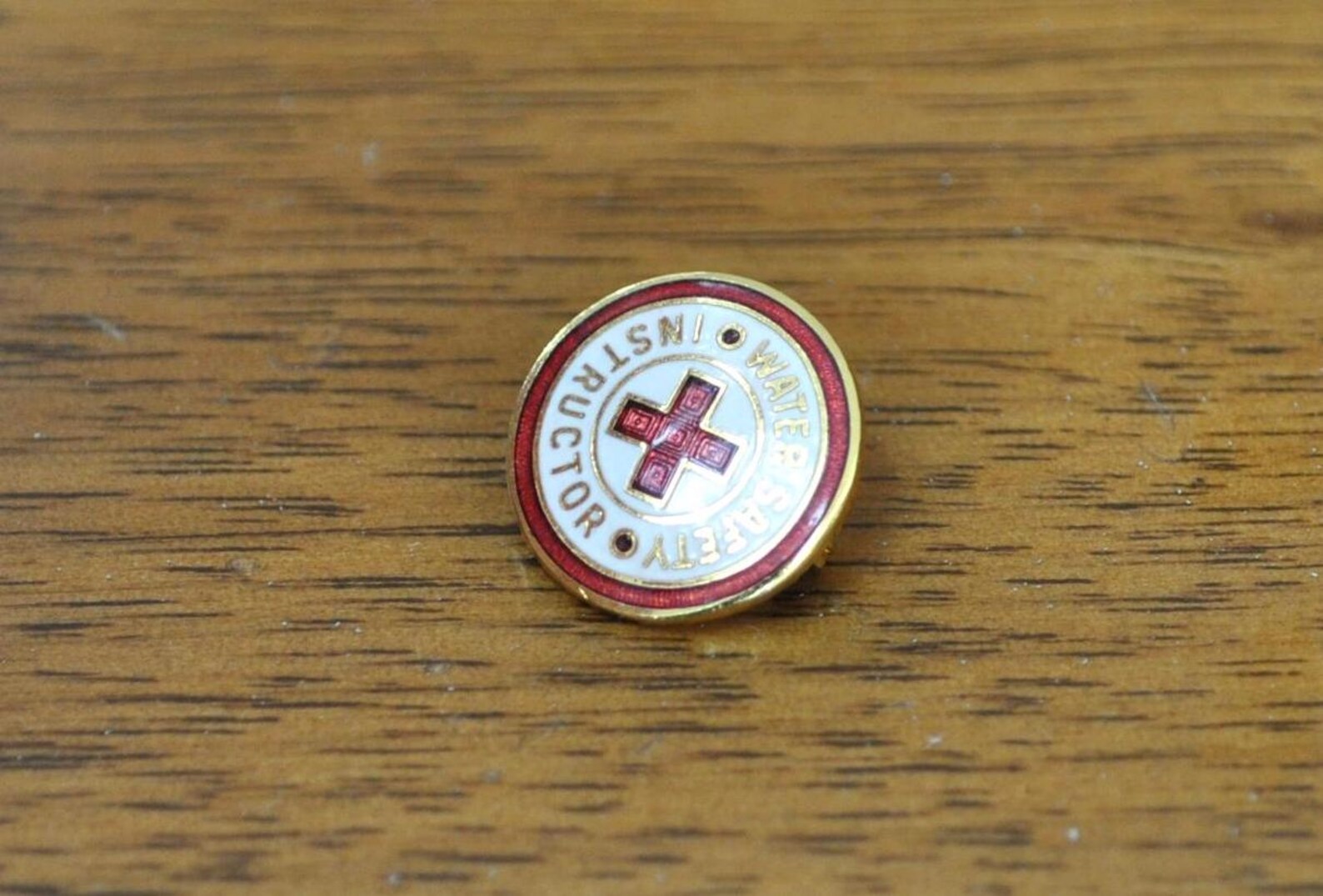 Historical Red Cross Water Safety Instructor Pin - Collectible American ...