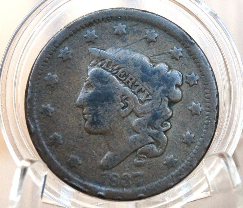 1837 US Large Cent - Choose by Grade / Condition - 1837 1 Cent United ...