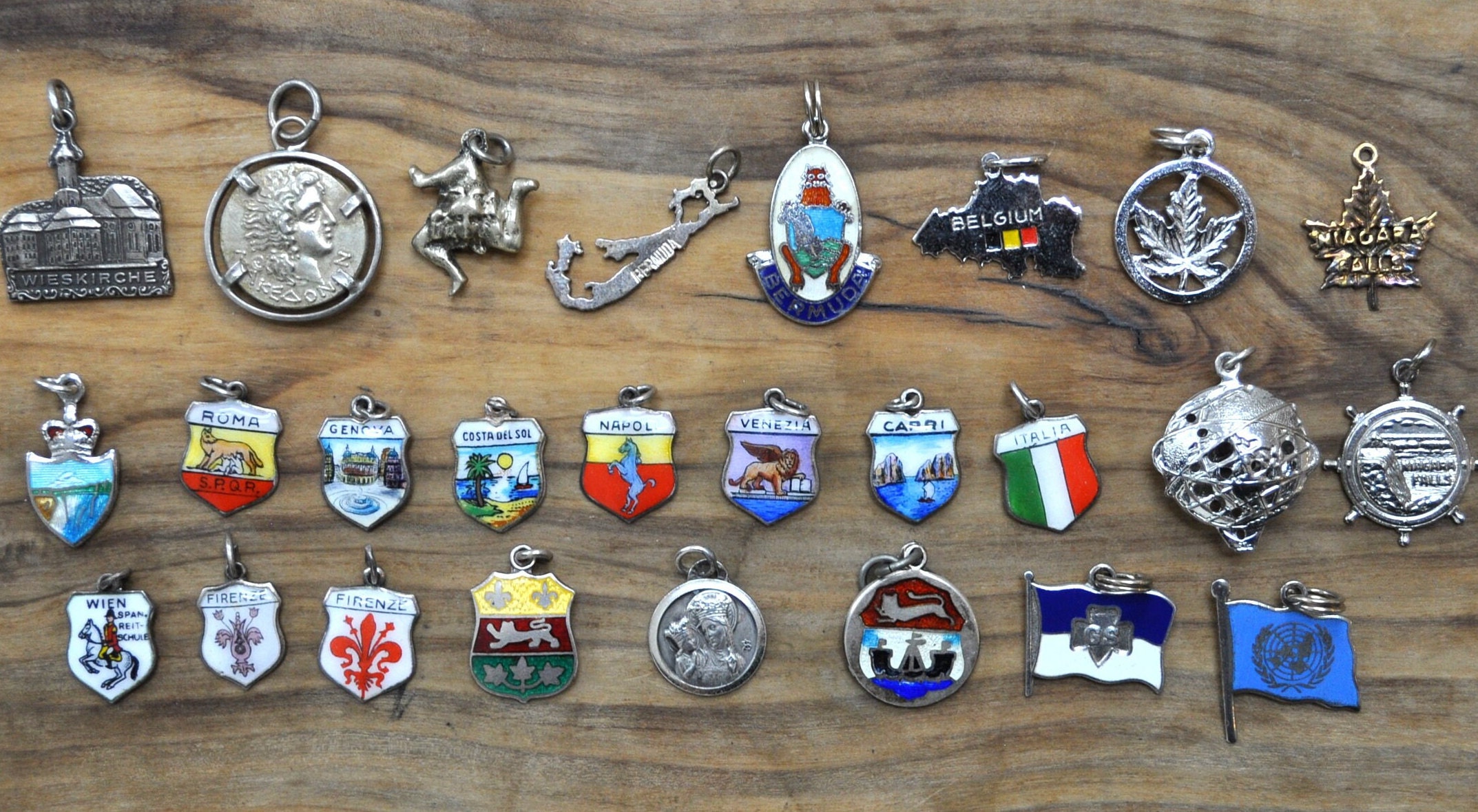 MORE Vintage Sterling Silver Charms! Choose by Charm! Travel Charms ...
