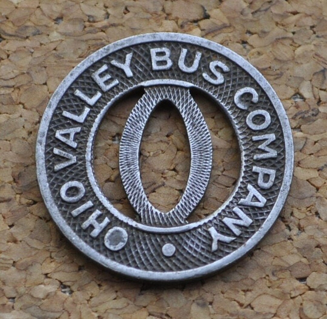Ohio Valley Bus Company Token - Ohio Valley Token - Good for One City ...