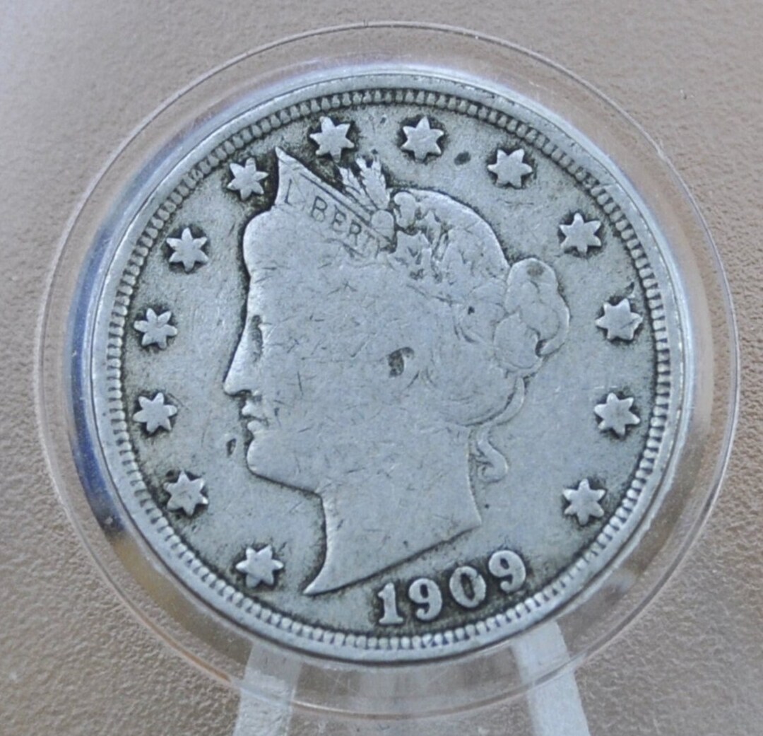 1909 Liberty Head Nickel 1909 V Nickel 1909 P Nickel - Etsy