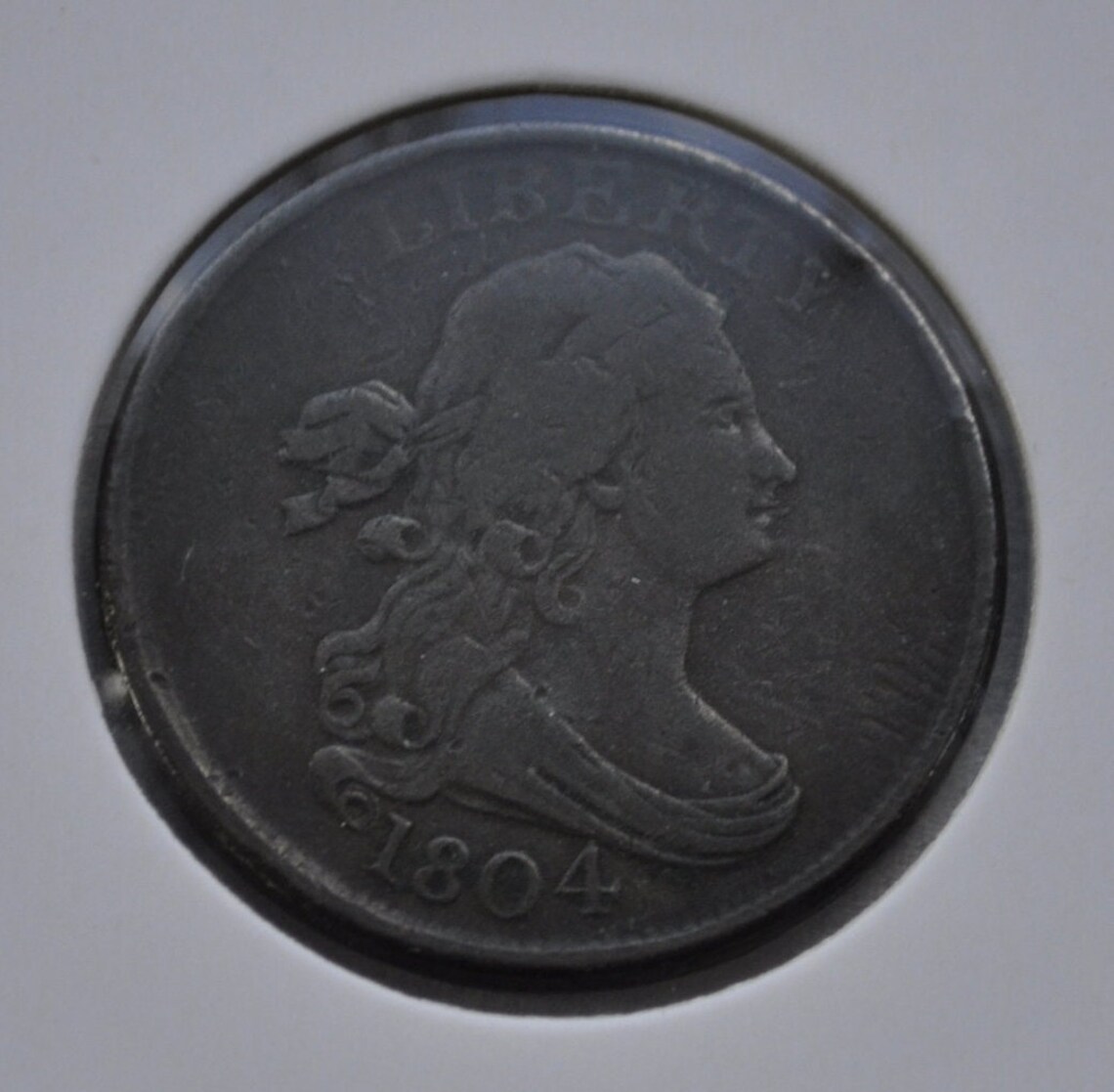 1804 Spiked Chin Half Cent Crosslet 4 With Stems Great - Etsy