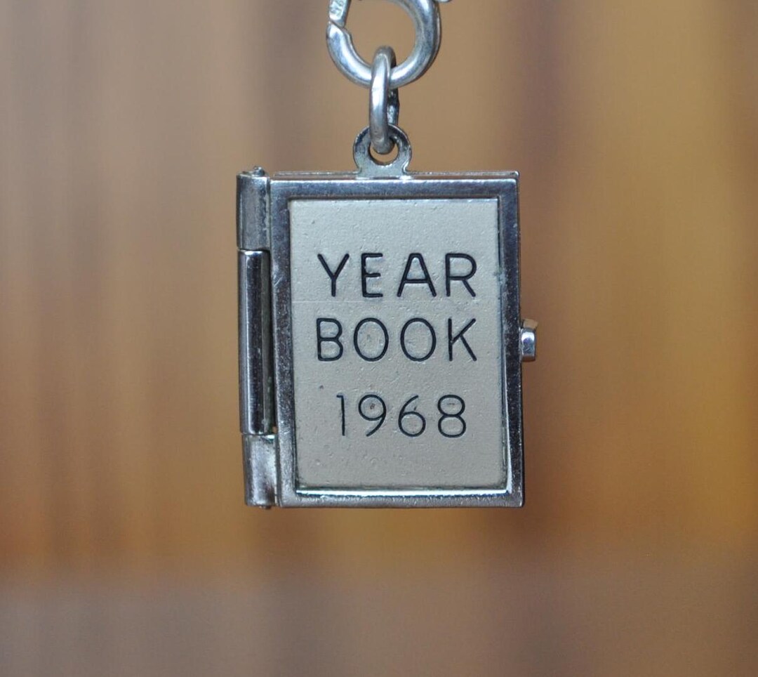 Vintage Wells Sterling 1968 Yearbook Locket - Vintage Yearbook ...