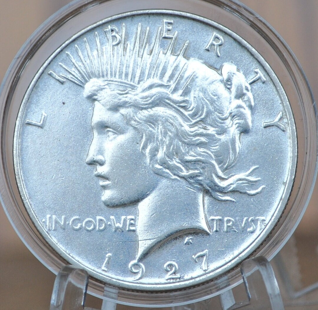 1927-D Peace Silver Dollar - Choose by Grade - Denver Mint - 1927 D ...