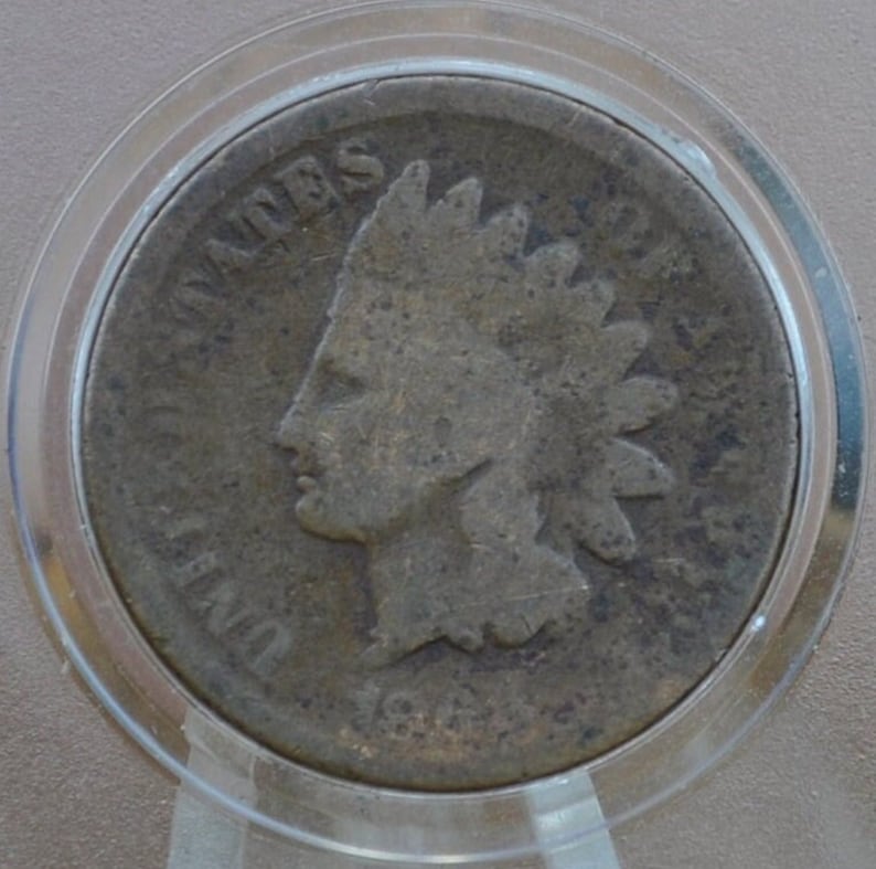 1865 Indian Head Penny - Choose by Grade - Civil War Era Coin - 1865 ...