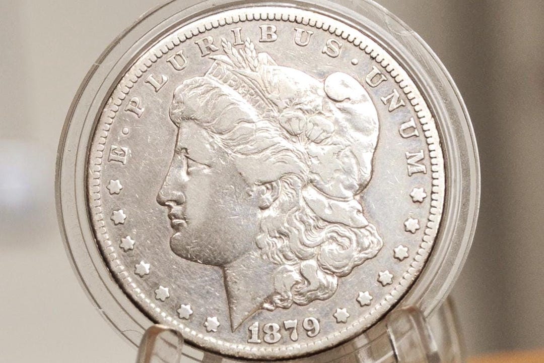 1879-CC Morgan Silver Dollar - Choice VF Details (VF35) - Carson City Mint 1879 Morgan Dollar ...