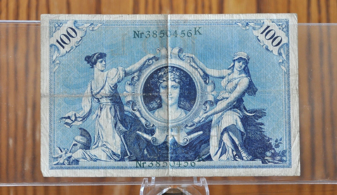 1908 100 Mark German Paper Note Reichsbanknote Great Condition ...