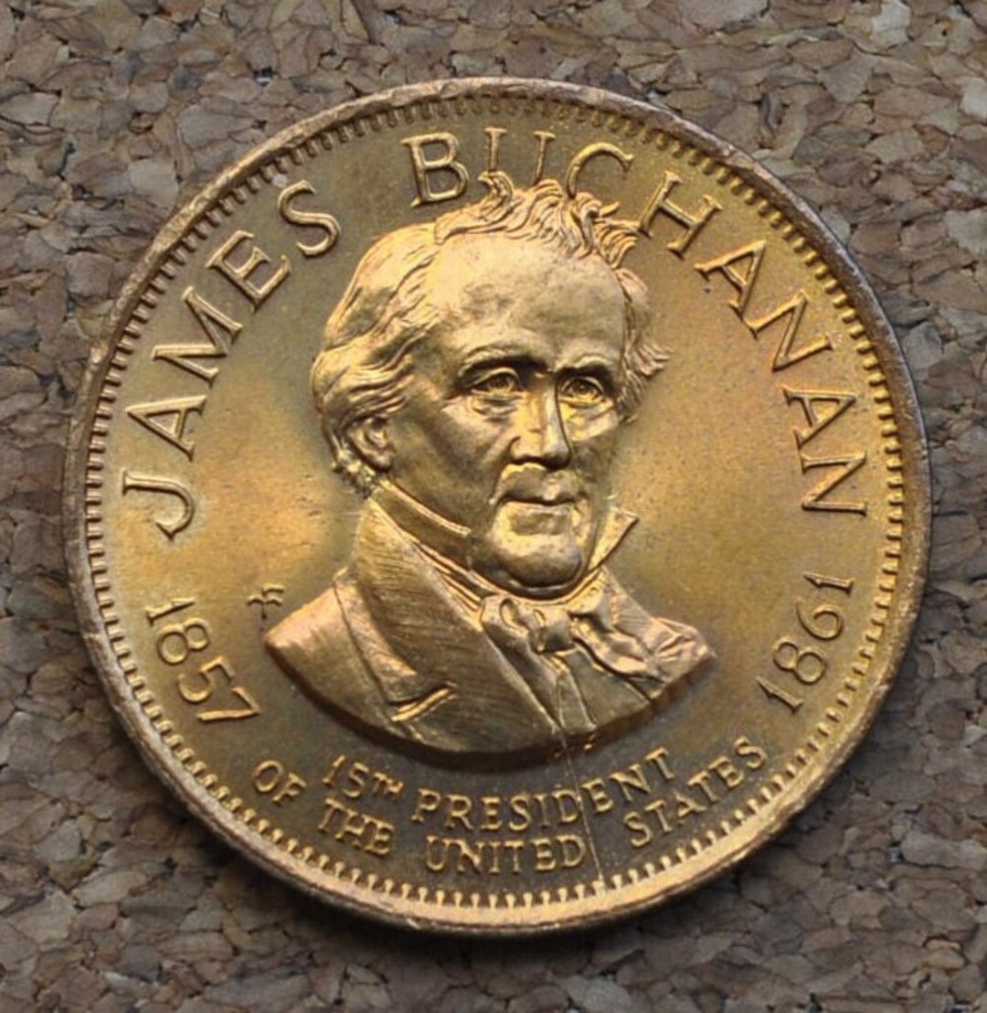 James Buchanan Presidential Token 1968 15th President of the - Etsy