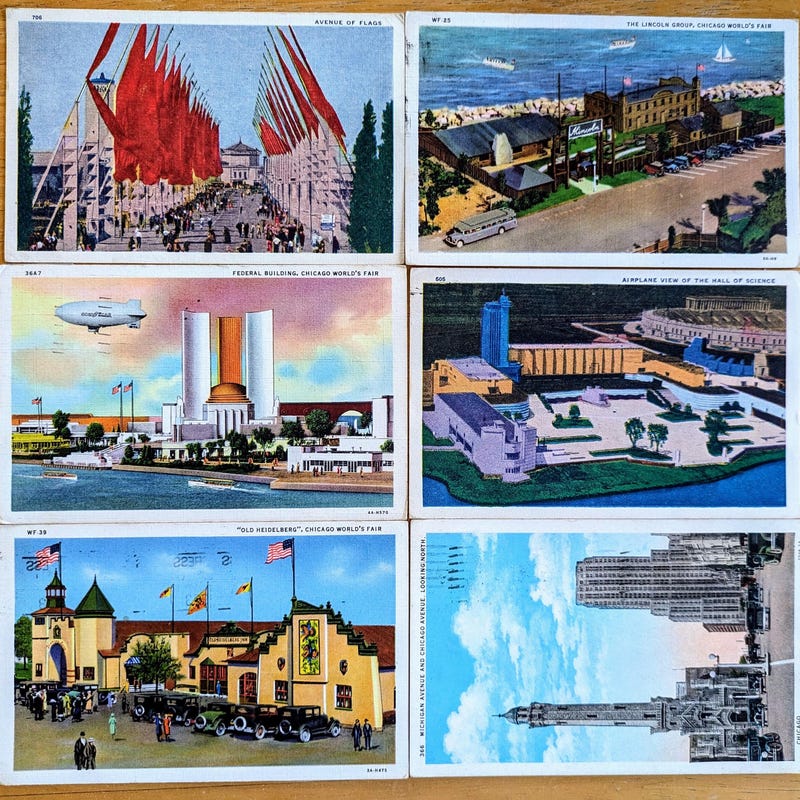 Worlds Fair Postcard - Etsy