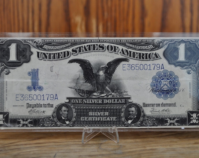 1899 1 Dollar Silver Cert. Black Eagle Fr235 XF Extremely Fine Grade ...