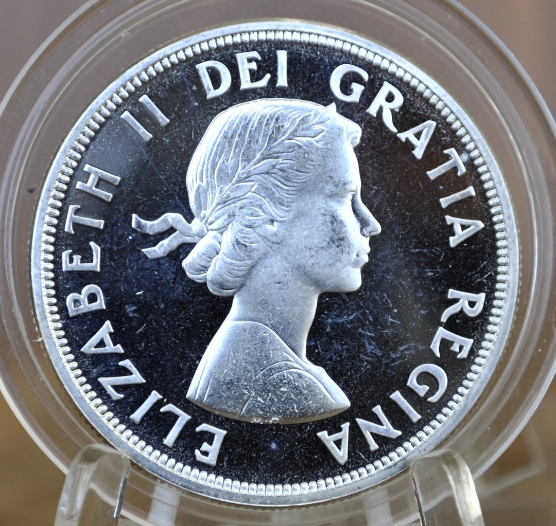 1964 Canadian Silver Dollar Prooflike Variety - 80% Silver ...