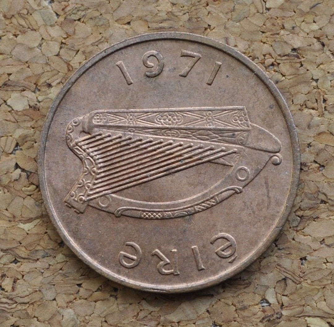 1971 Irish 1 Pence Coin - Great Condition - 1971 One Pence Coin UK ...