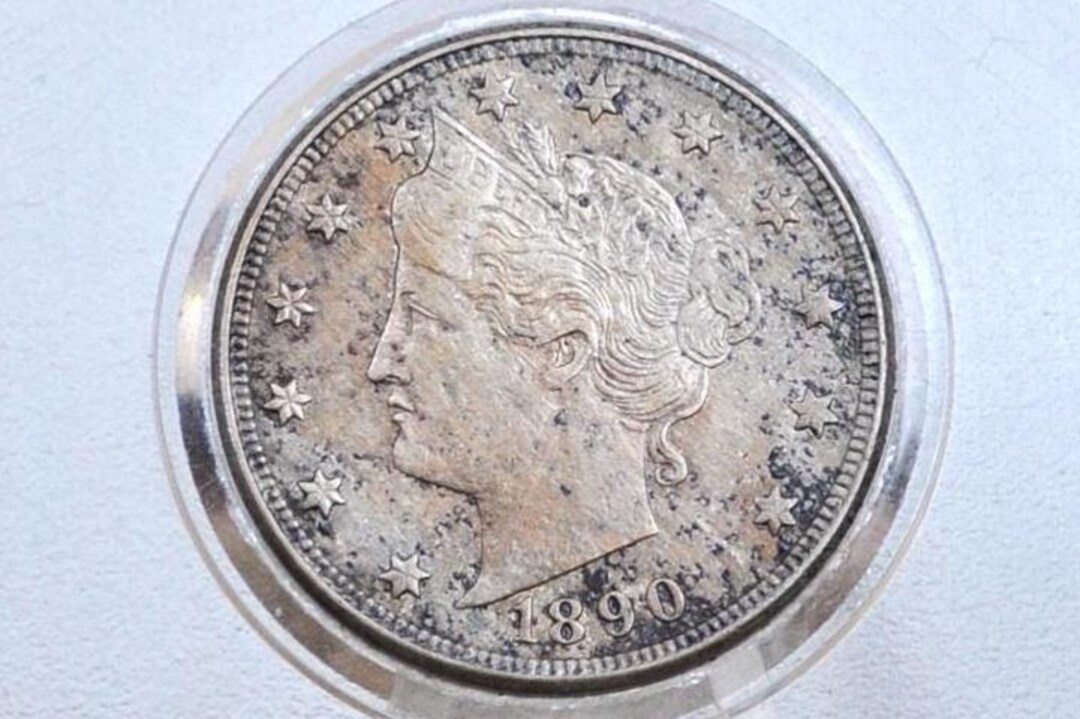 1890 Liberty Head Nickel - Choose by Grade - 1890 V Nickel - Etsy