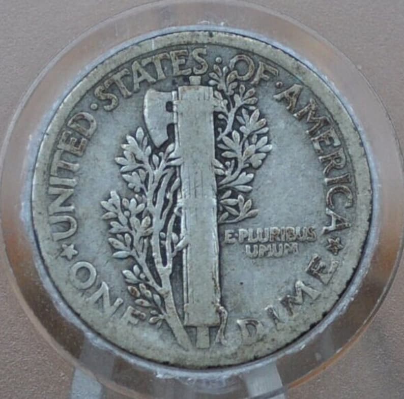 1919 Mercury Silver Dime - Choose by Grade / Condition - Philadelphia ...