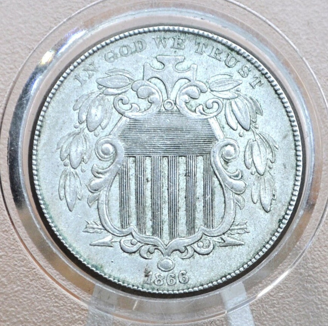 1866 Shield Nickel With Rays - Choose by Grade / Condition - 1866 ...