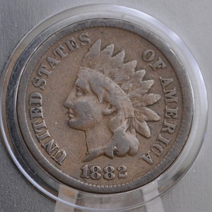 1882 Indian Head Cent - Choose by Grade / Condition - Indian Head Penny ...