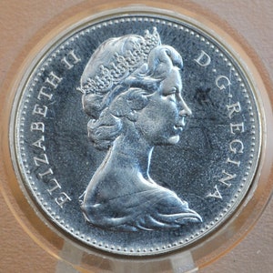 1967 Canadian Nickel, Prooflike - Rabbit / Snow Hare Design ...