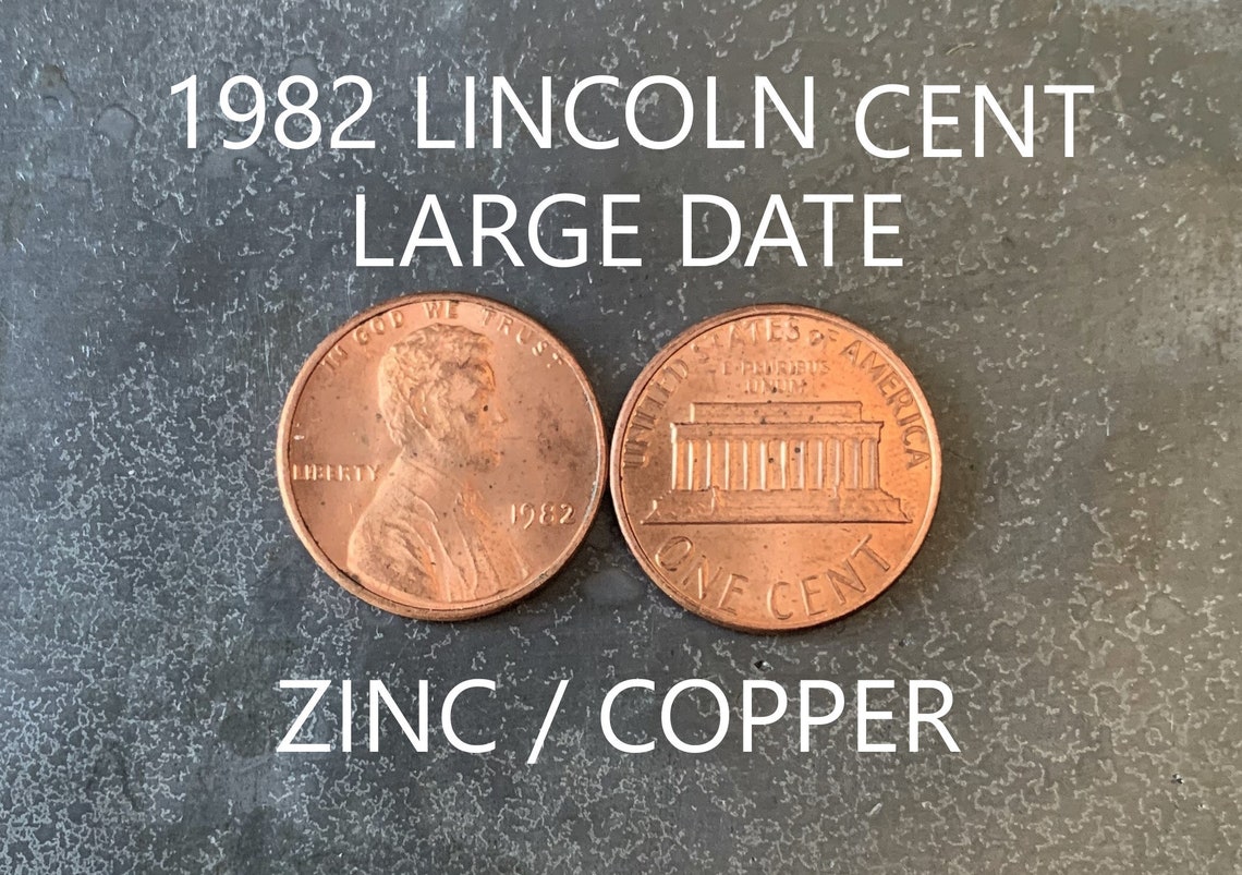 1982 Lincoln Memorial Penny Cent - Large Date - Fantastic Condition - 40th Anniversary ...