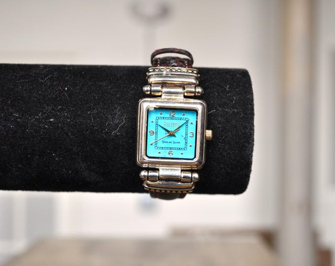 Elegant Ecclissi Sterling Silver Watch - Ecclissi Genuine Leather 925 ...