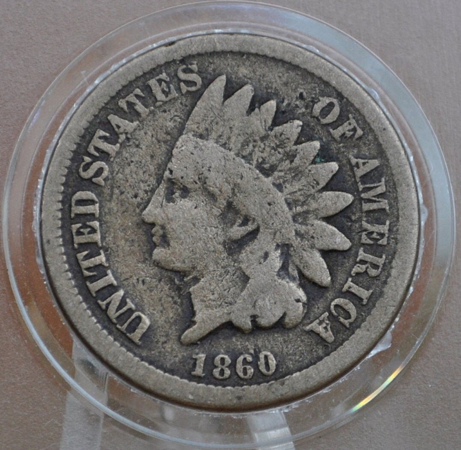 1860 Indian Head Penny - Choose by Grade - Round Bust 1860 - Second ...