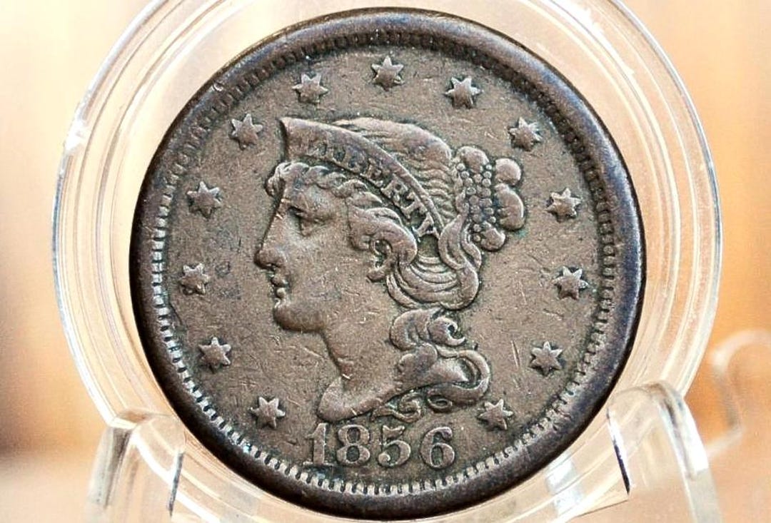 1856 Braided Hair Large Cent - Choose by Coin - 1856 Coronet Large Cent ...