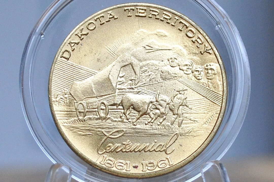 Dakota Territory Centennial Coin 50 Cent Trade Token 1861-1961 -dakota ...