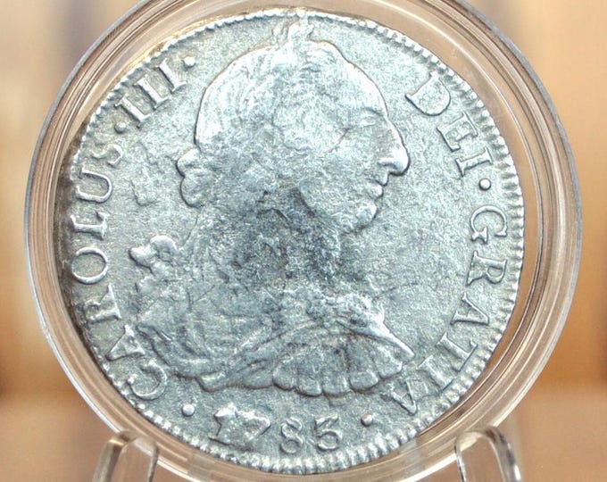1700s Shipwreck Coin, 1783 Spanish 8 Reales Mexico, Silver - 1783 ...