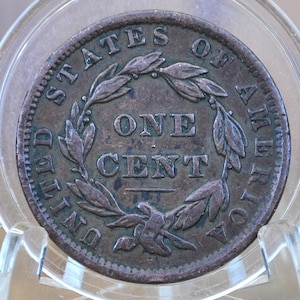 1837 US Large Cent - Choose by Grade / Condition - 1837 1 Cent United ...