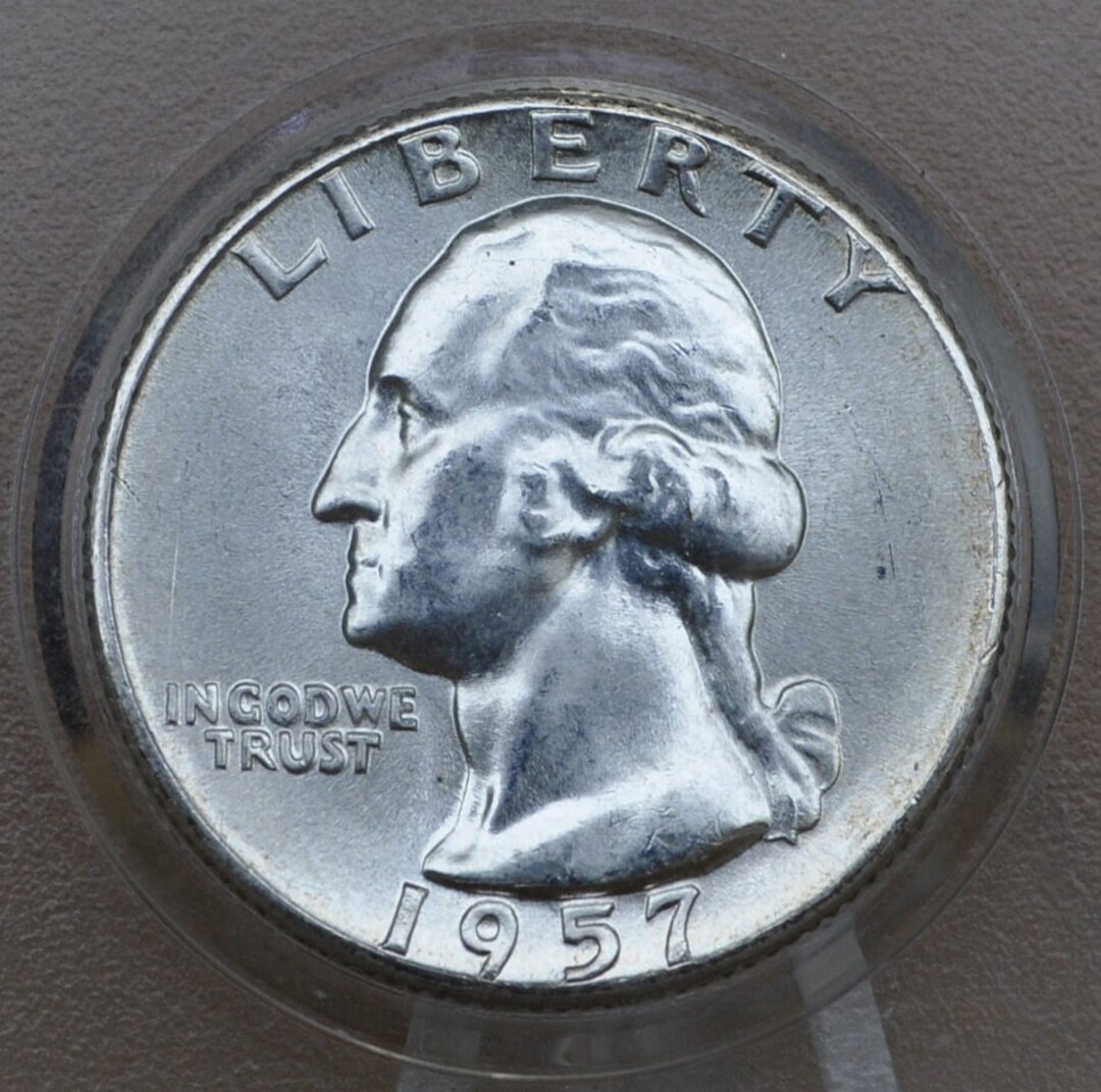 1957 P&D Washington Silver Quarter - Philadelphia and Denver Mints ...